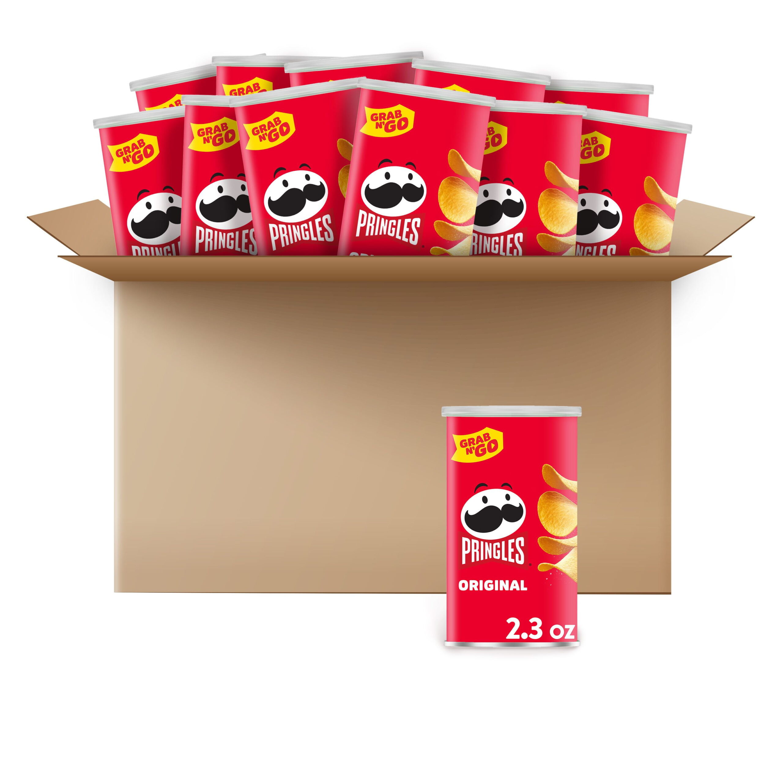 Pringles Potato Crisps Chips, Original, 12 Ct, 27.6 Oz, Case – Beauty ...